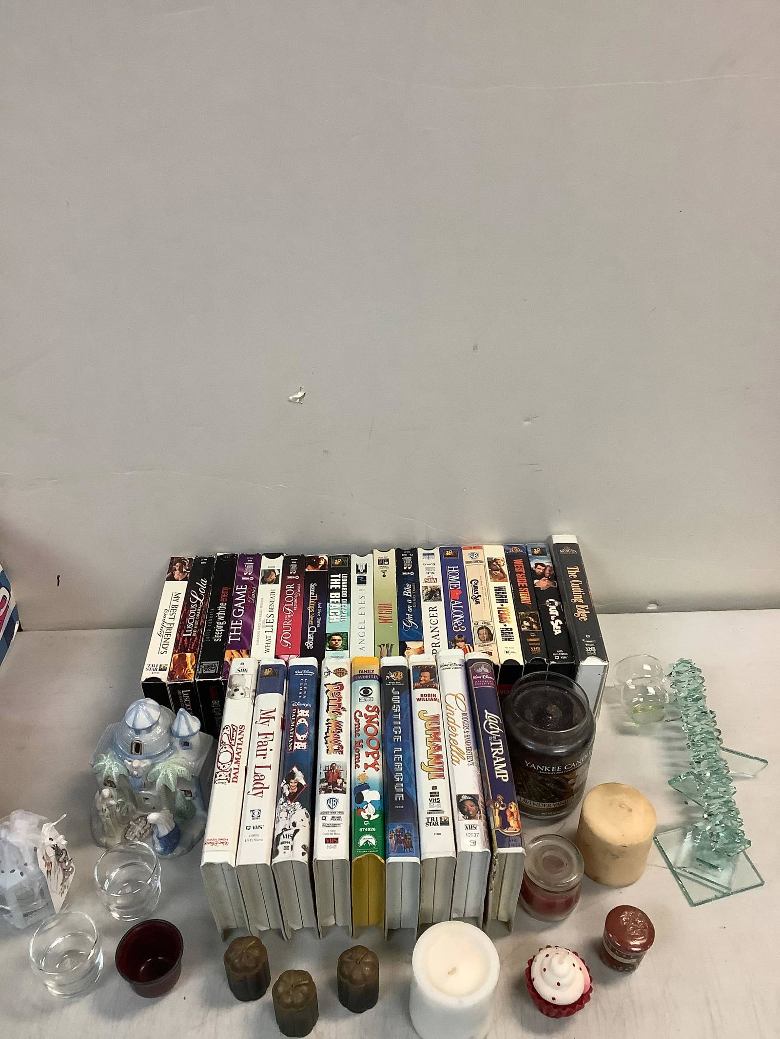 Lot Of Vhs Tapes, Candles And More Auction