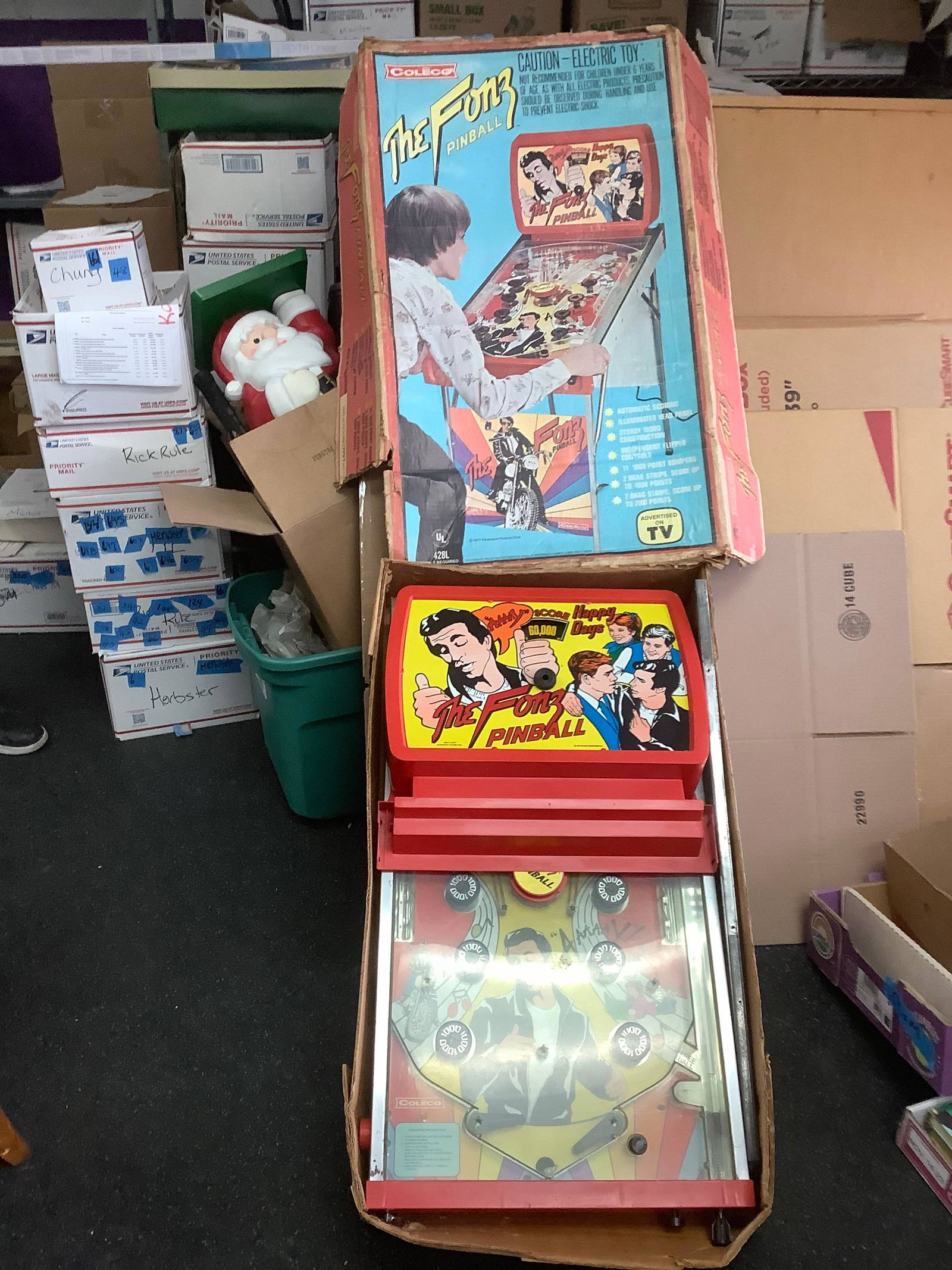 Coleco Plug In Electic The Fons Pinball Machine Toy Auction