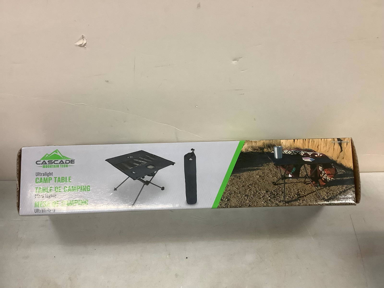 *new* Cascade Mountain Tech Ultralight Camp Table Auction