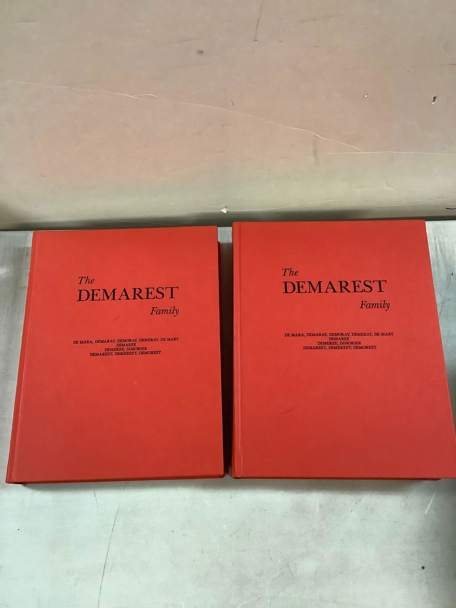 The Demarest Family Hardcover Books Auction
