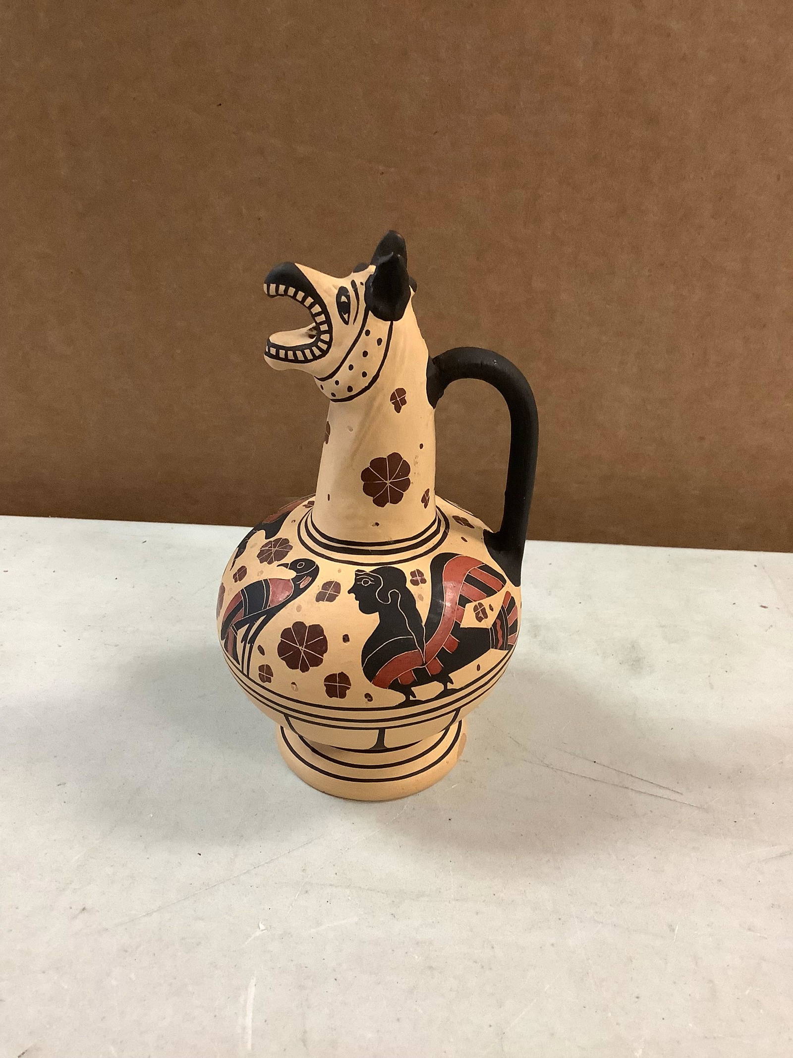 Hand Made In Corinth Figure 4.75'' Tall Auction