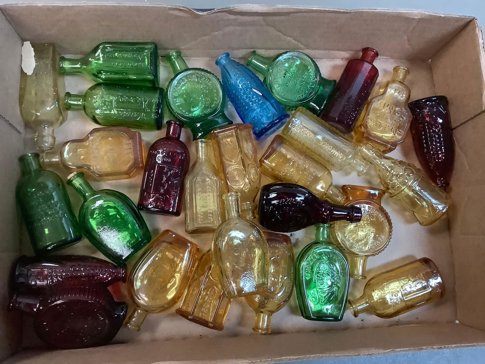 Lot Of Vintage Minature Bottles Auction