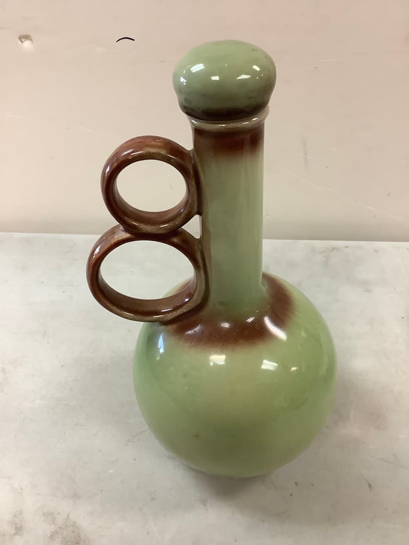 Vintage Nancy China 1940's Vintage Pottery Carafe /decanter Bottle With ...