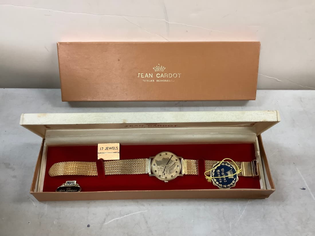 Vintage Jean Cardot Watch Auction
