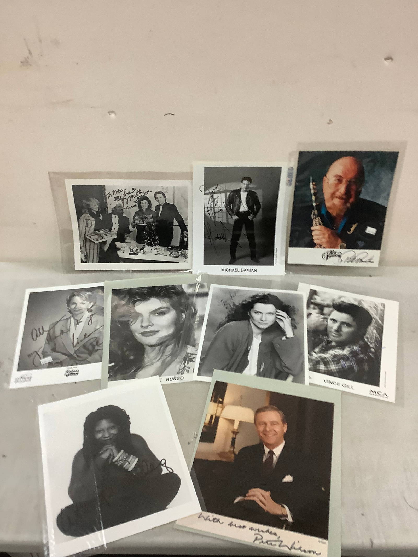 Lot Of Signed Actor Headshots Auction