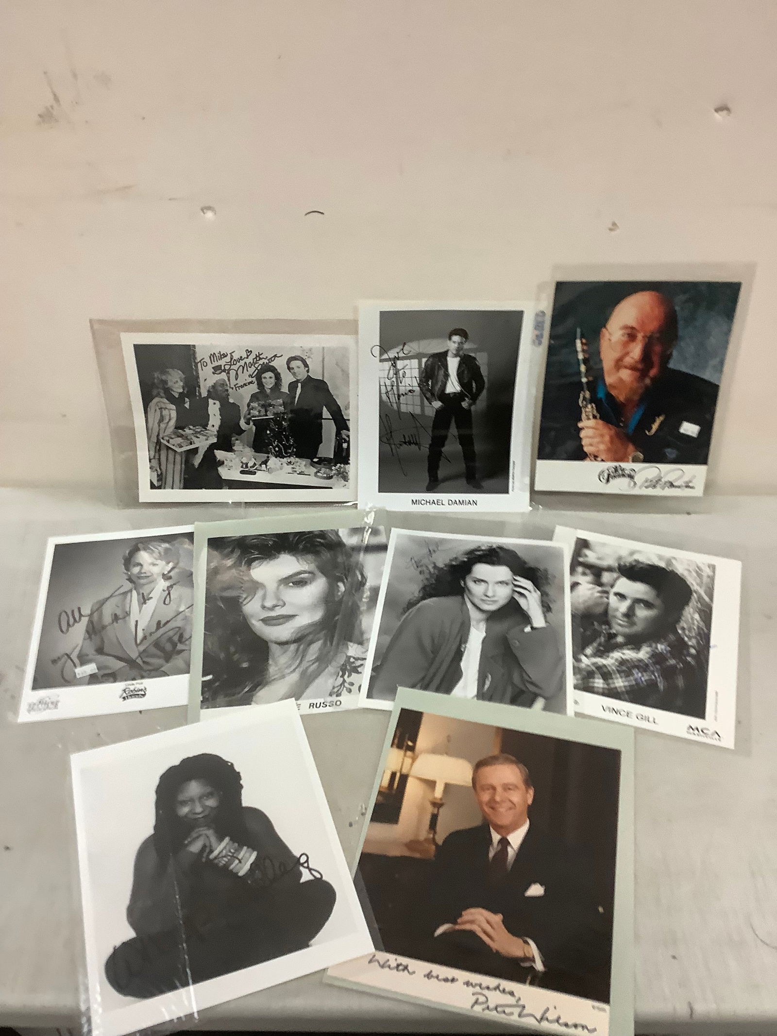 Lot Of Signed Actor Headshots Auction