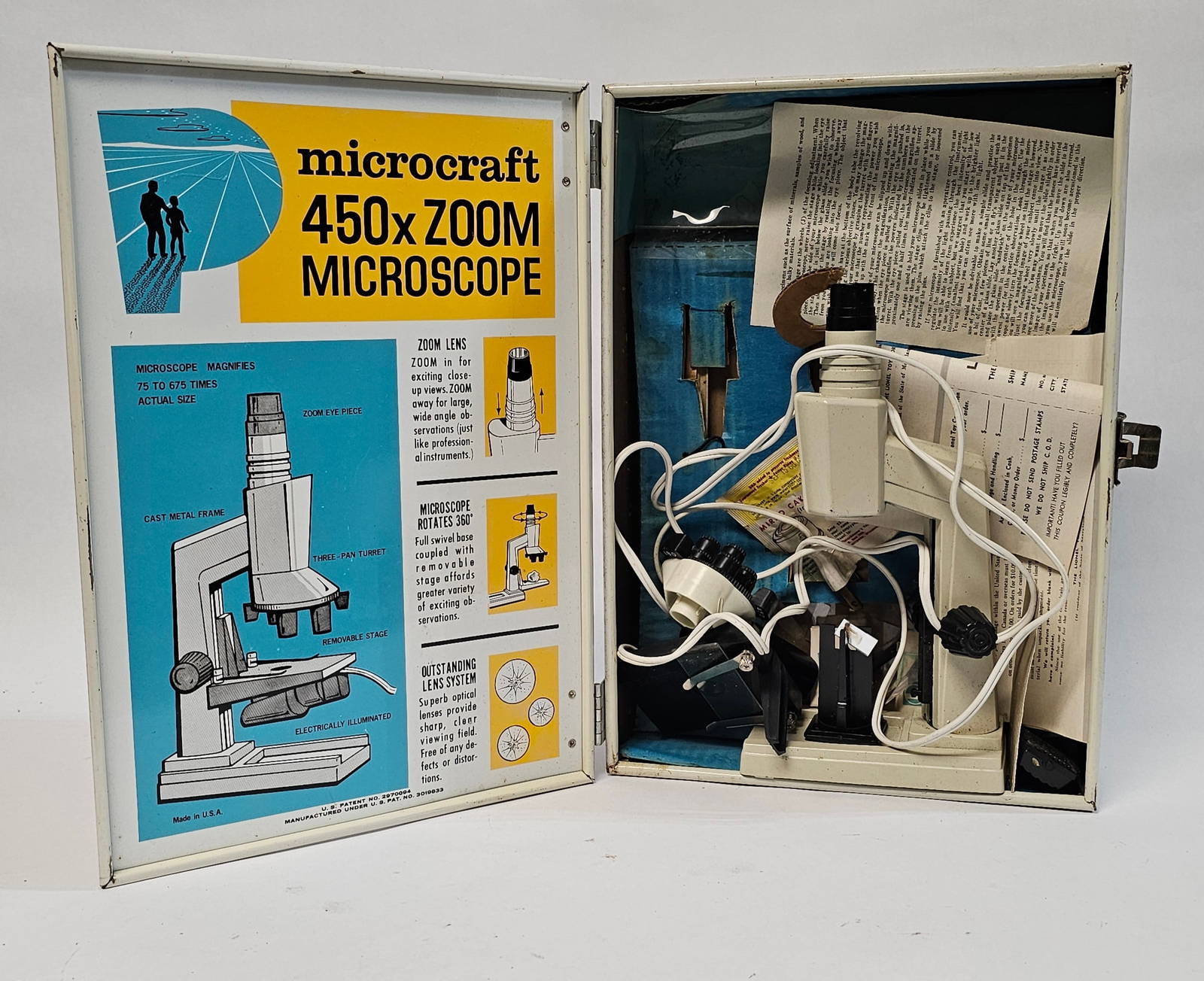 Midcentury Lionel Porter Microscope Lab Auction
