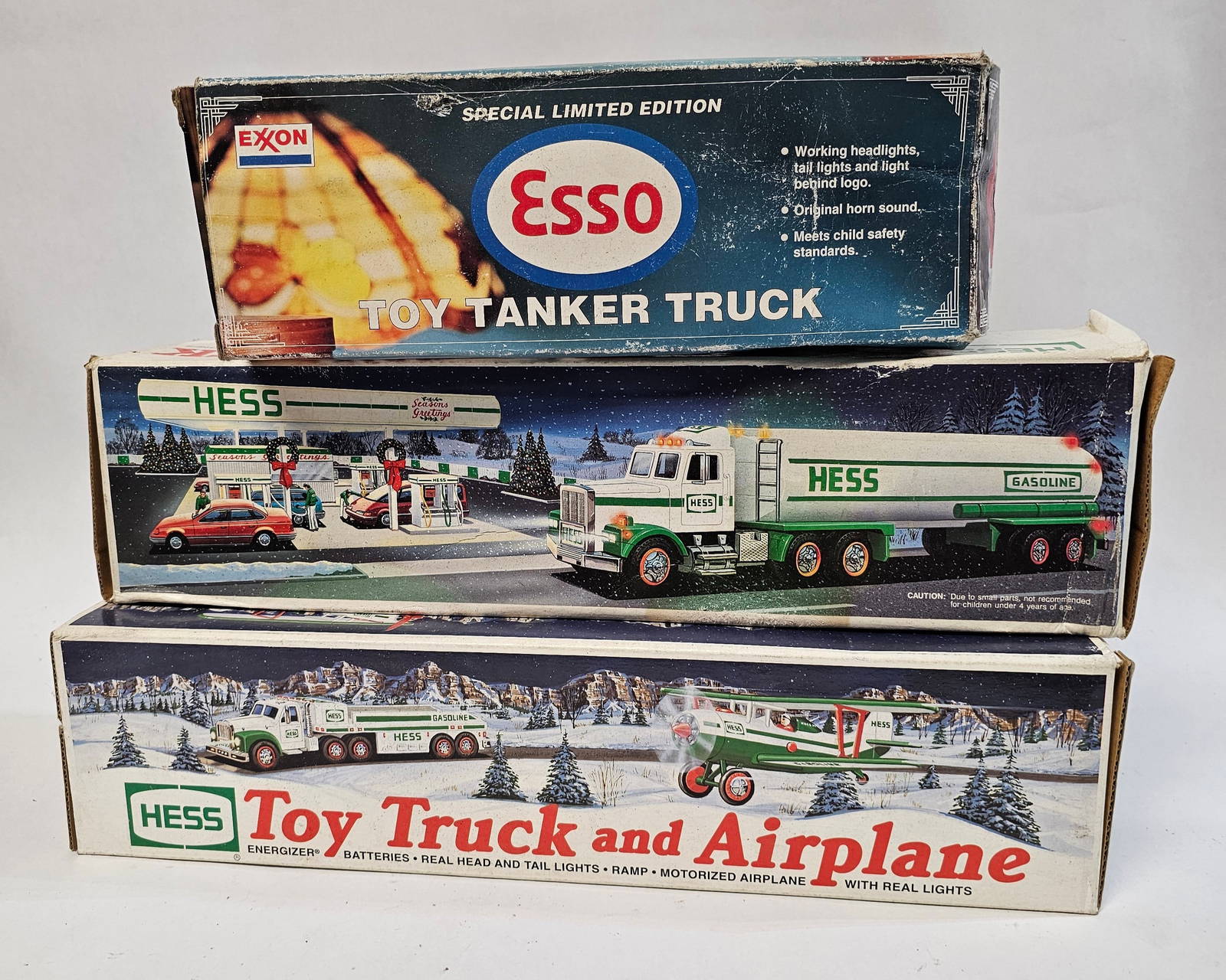 Vintage Hess And Esso Trucks Auction