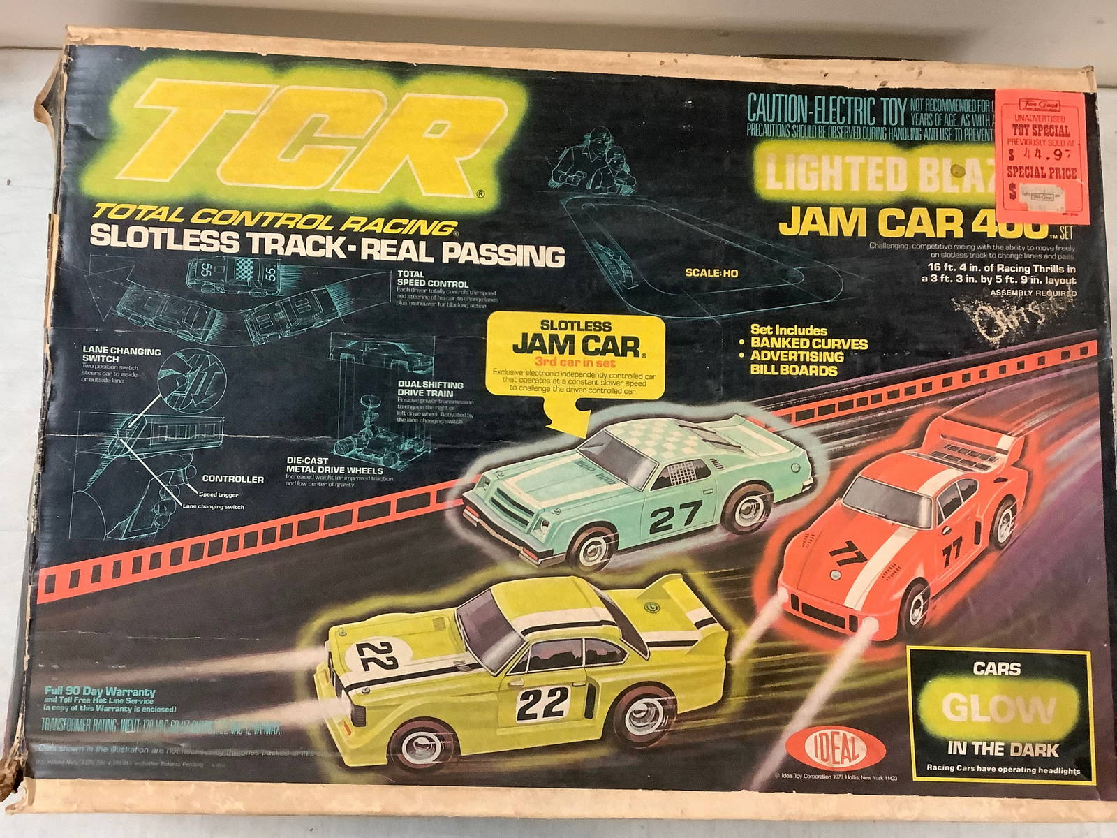 Tcr Glow In The Dark Slotless Jam Car Auction