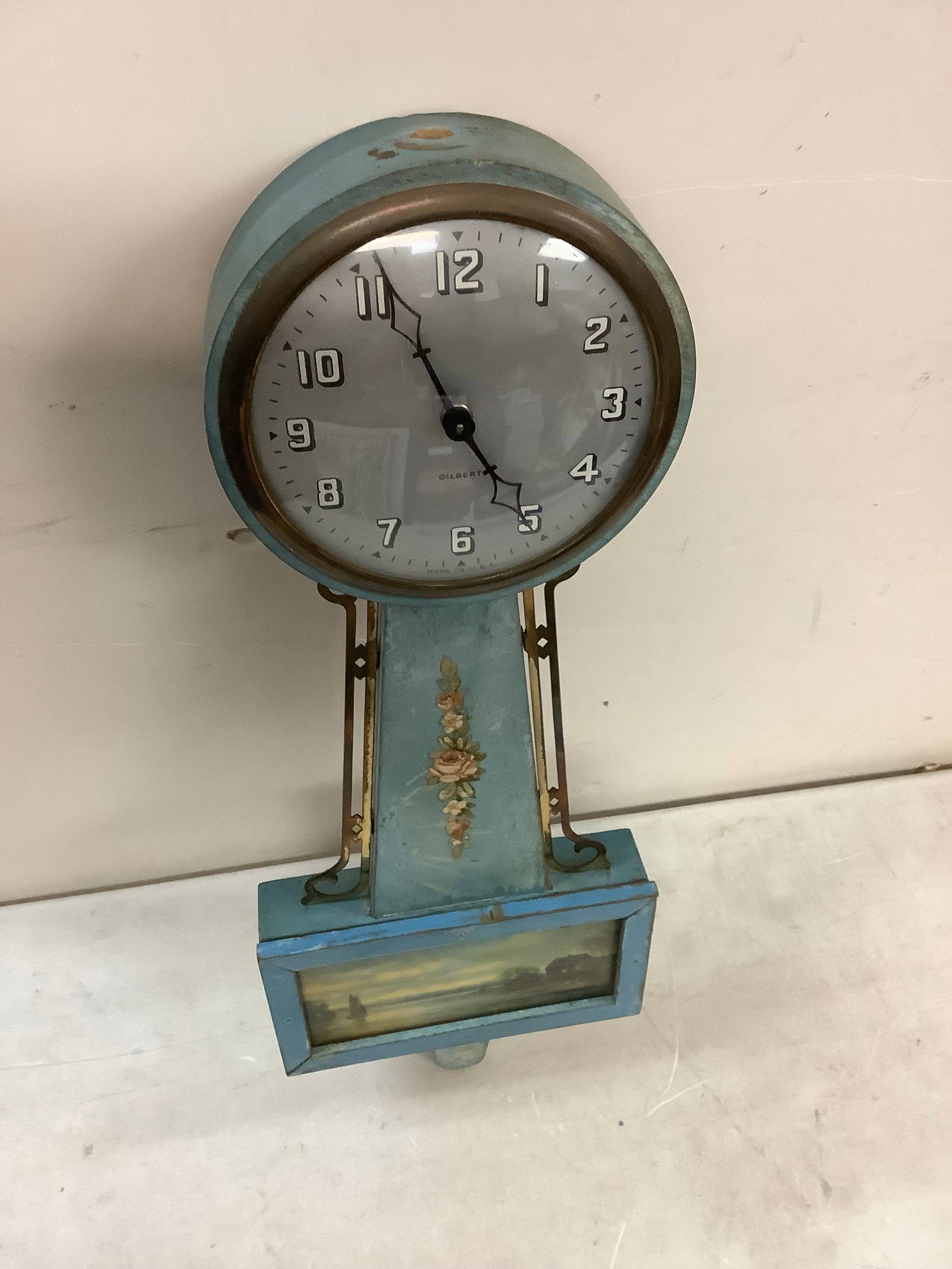 Vintage Gilbert Clock (22 Inches Tall) Auction