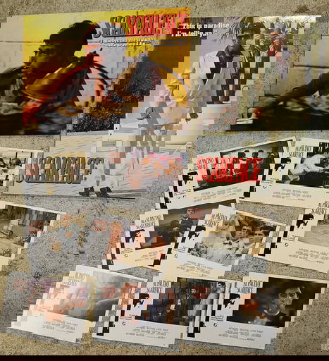 Vintage Scarface Al Pacino Art On Boards And Movie Cards 8x10"