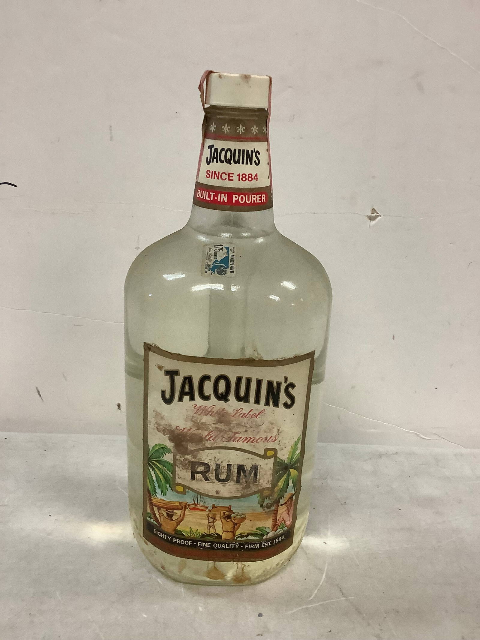 Sealed Jacquin's White Label World Famous Rum Auction