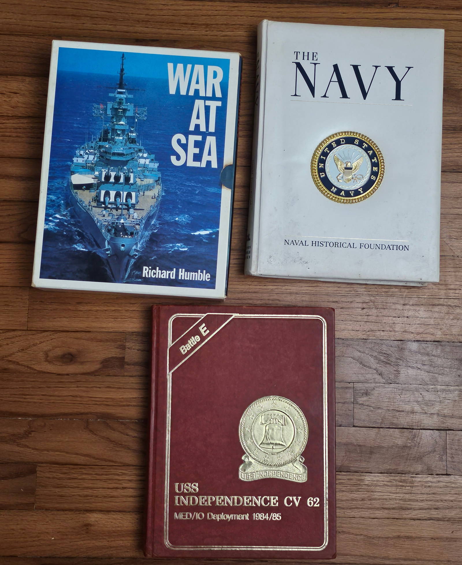 Vintage Military Navy Coffee Table Books Auction