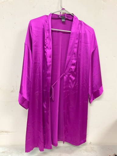 Xs/s Purple Satin Robe