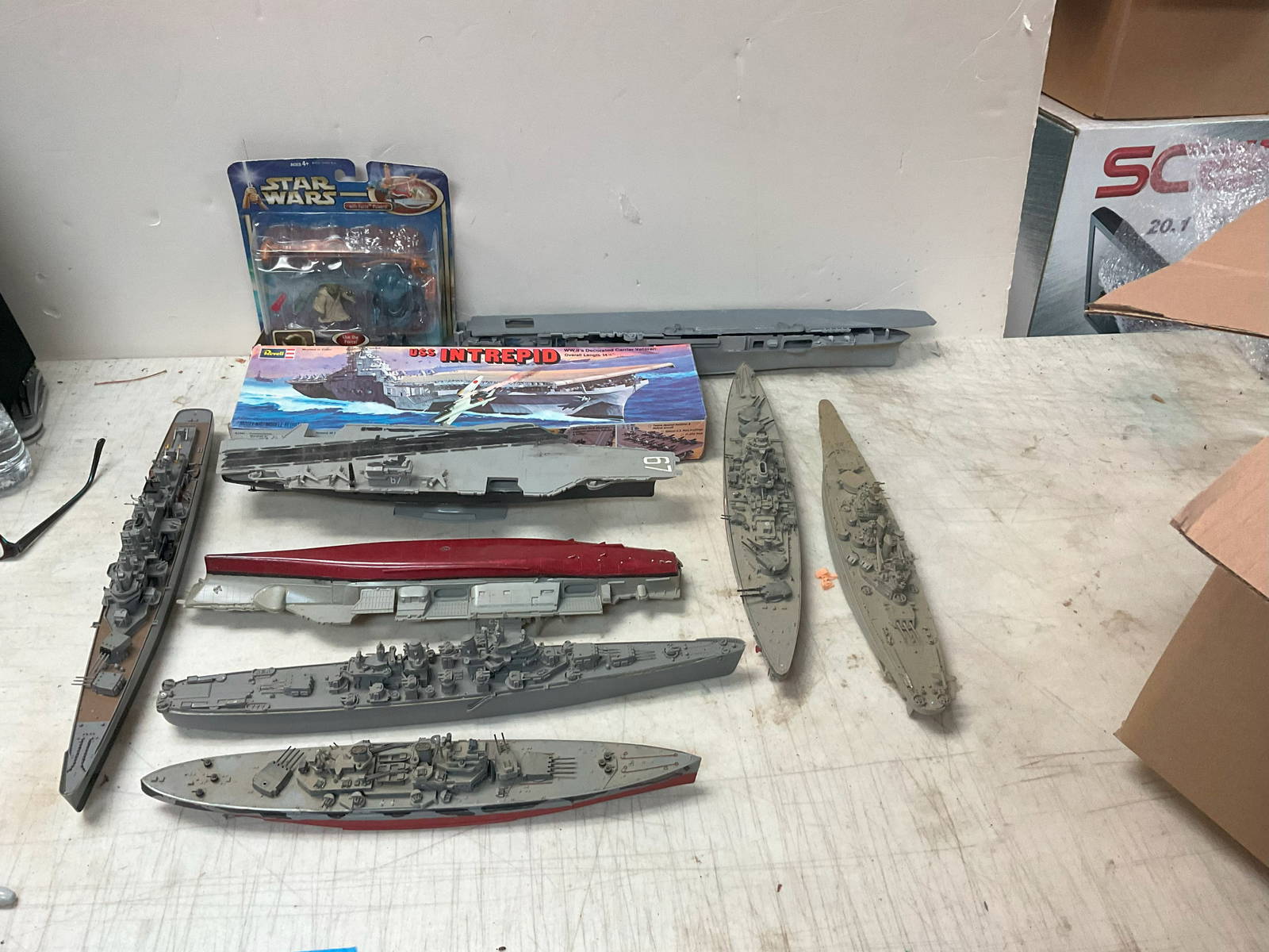 Uss Intrepid Model Warship, Assorted Warships, Star Wars Action Figure ...