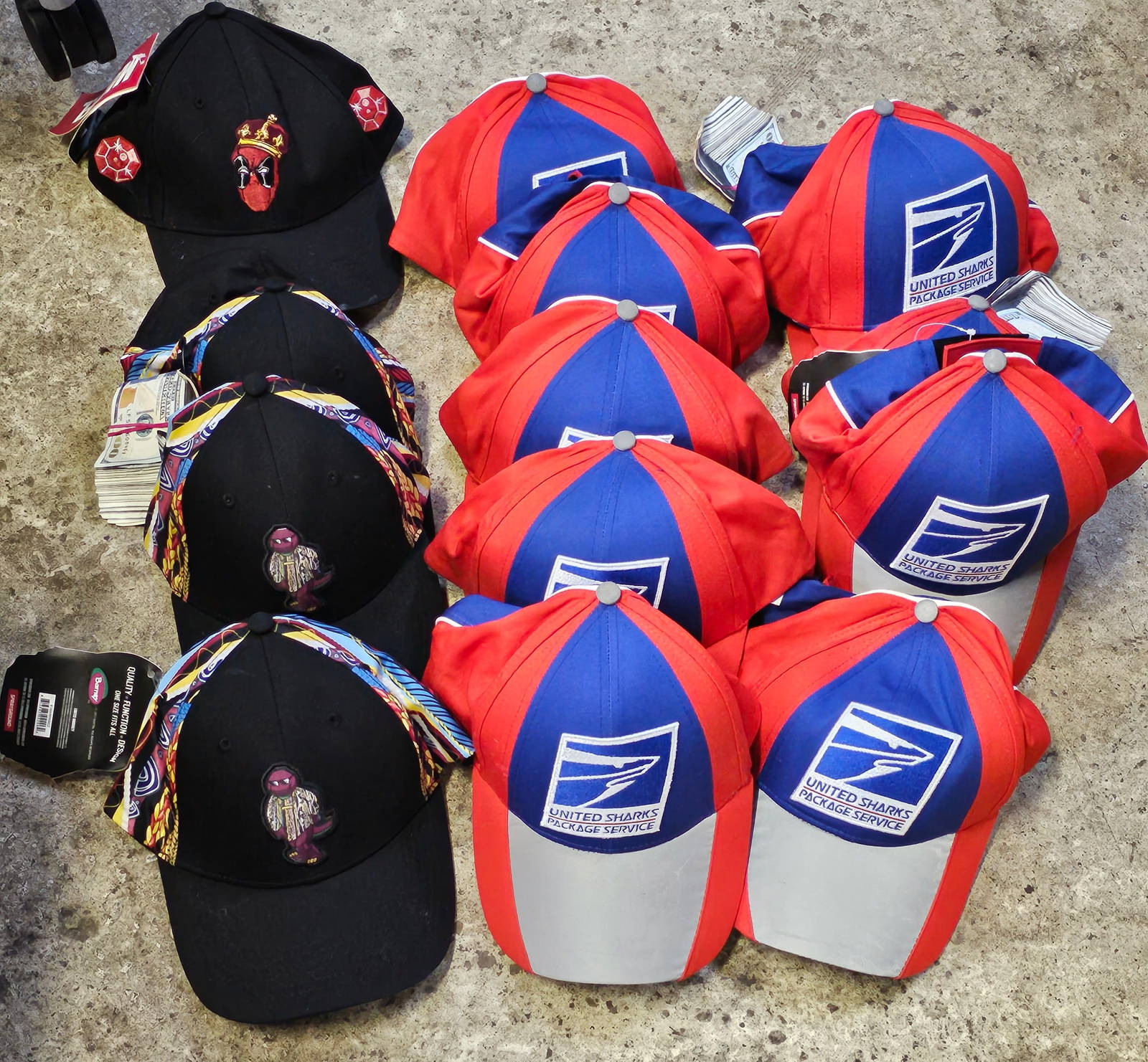 Nwt Sprayground Hats Incl Barney Deadpool Auction