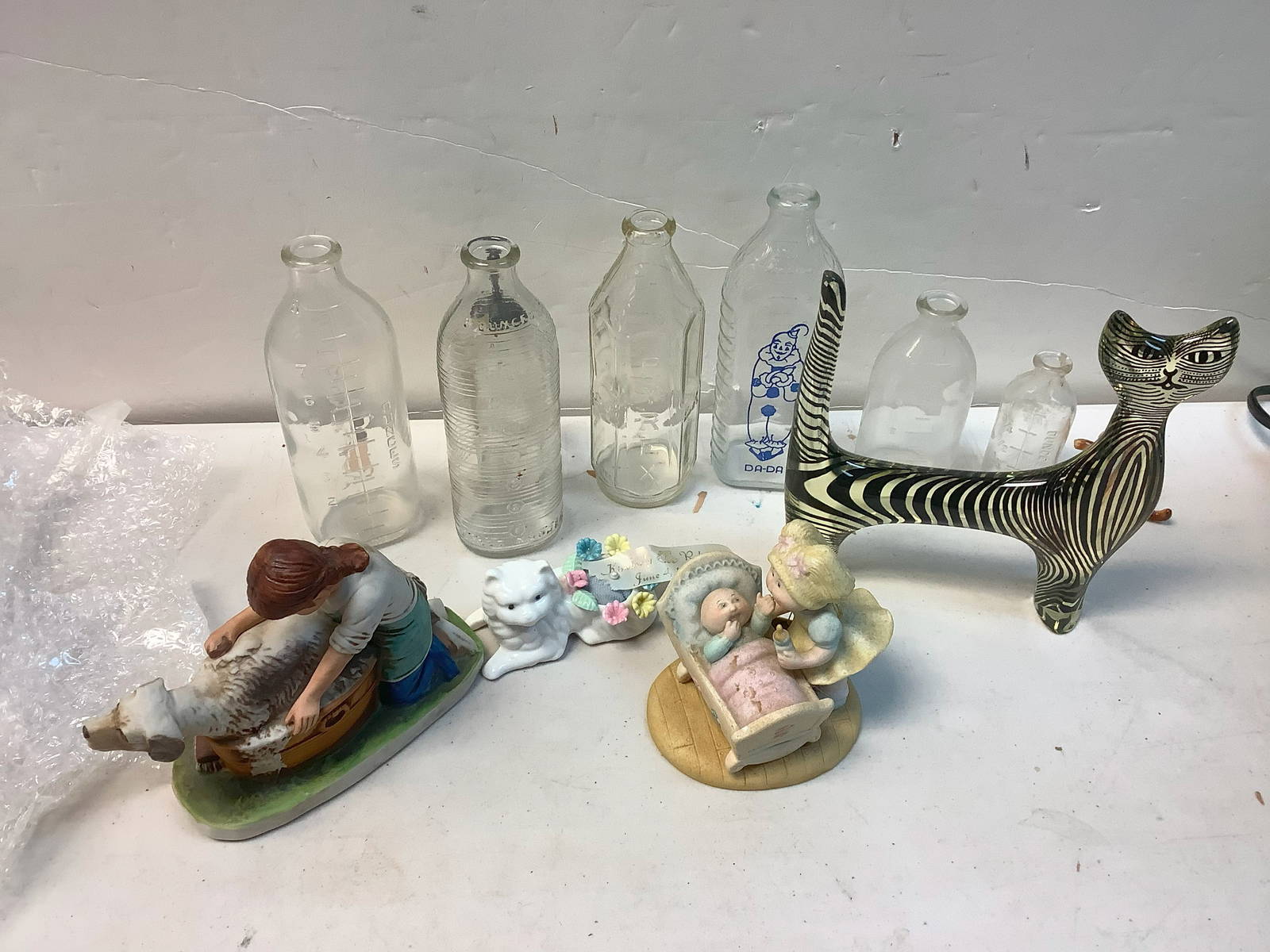 Decorative Striped Cat, Pyrex Glass Bottles, Glass Bottles, 1979 Norman ...