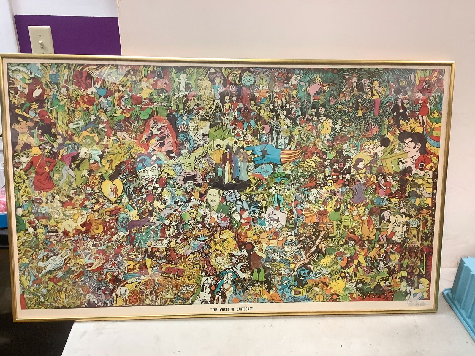"the World Of Cartoons" Artwork 1971 Signed By Artist Rico Fonseca ...