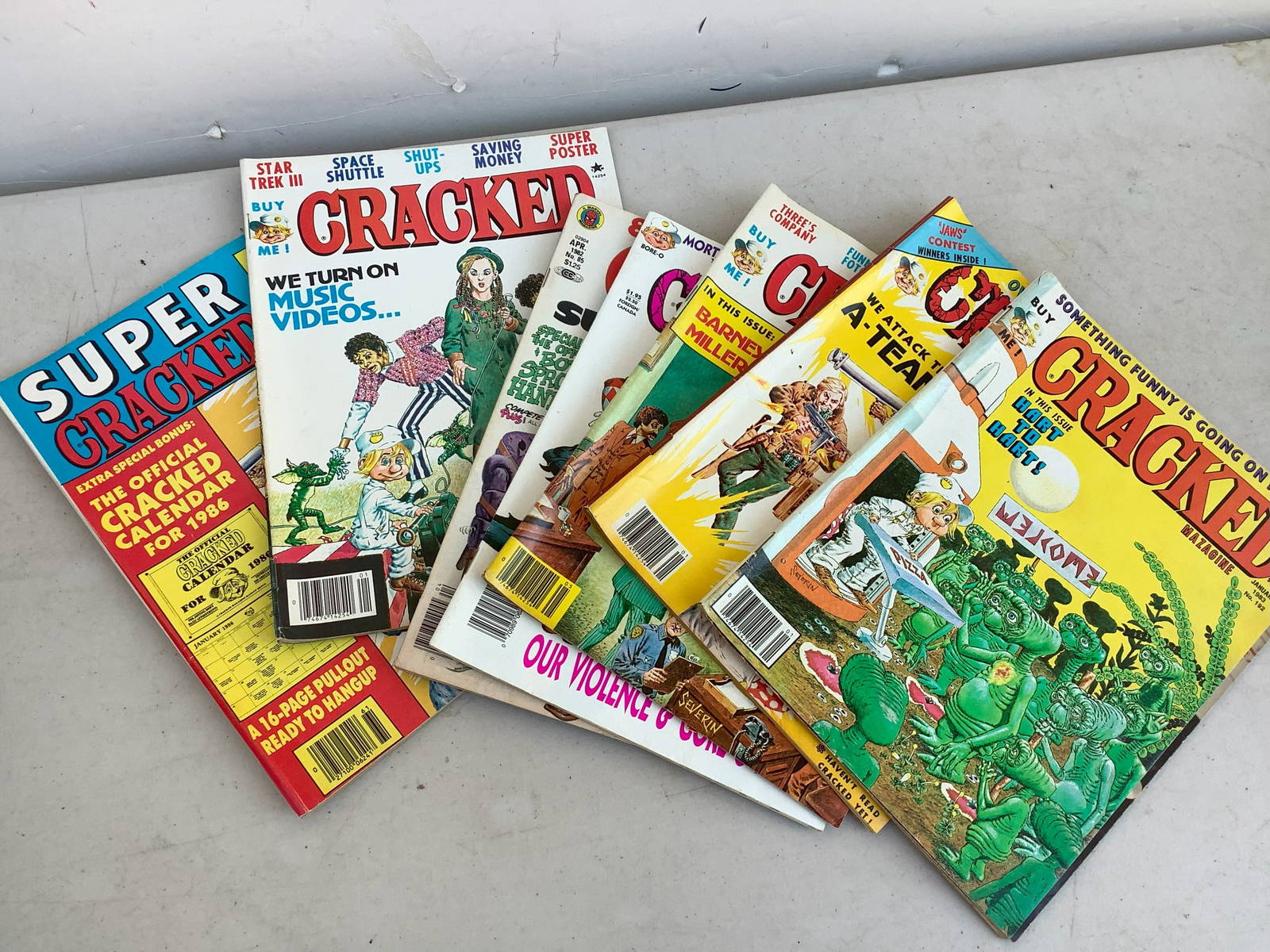 Lot Of Cracked Magazines Auction
