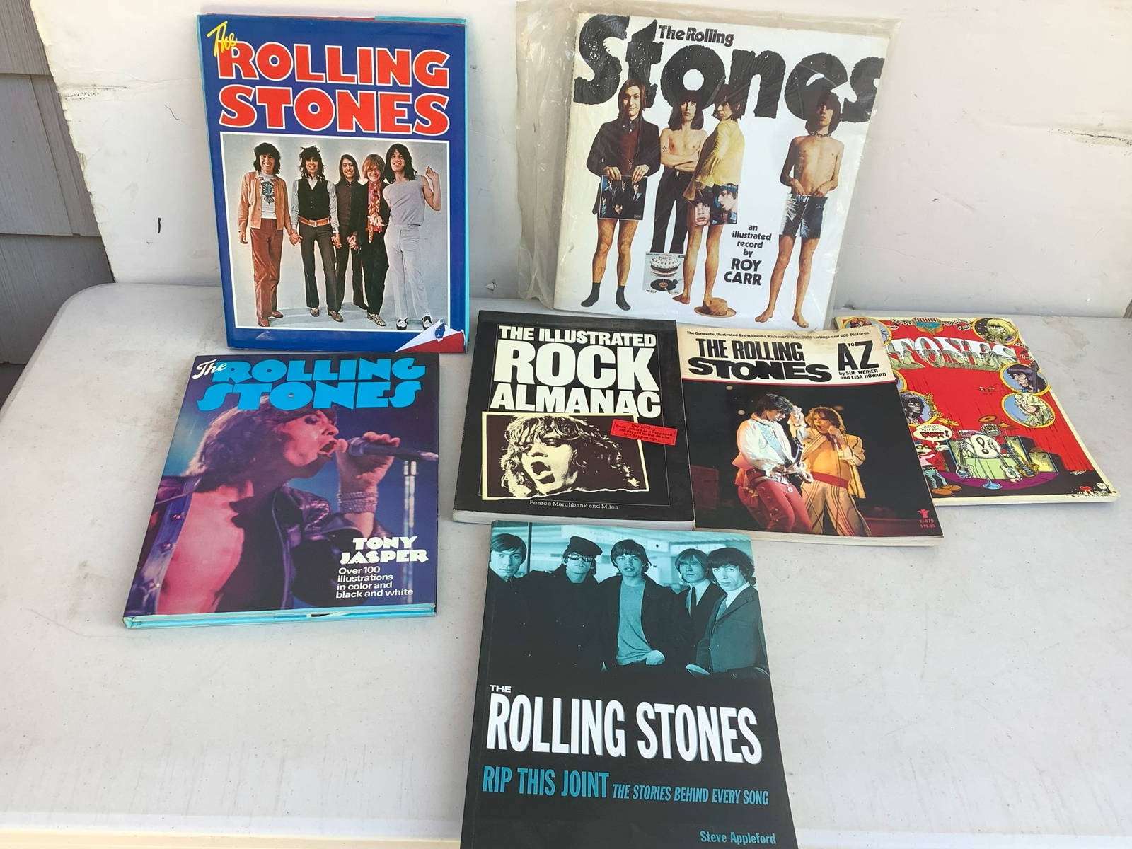 Assorted Rolling Stones Books Auction