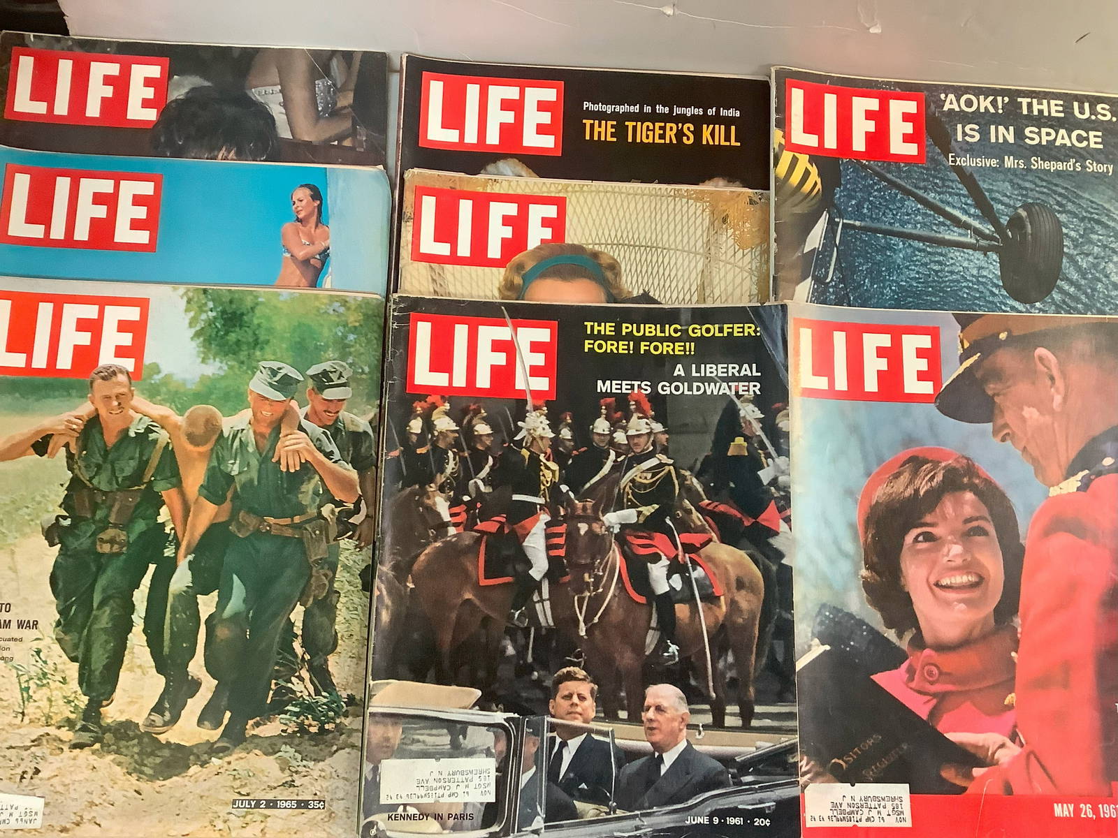 Lot Of Life Magazines Auction