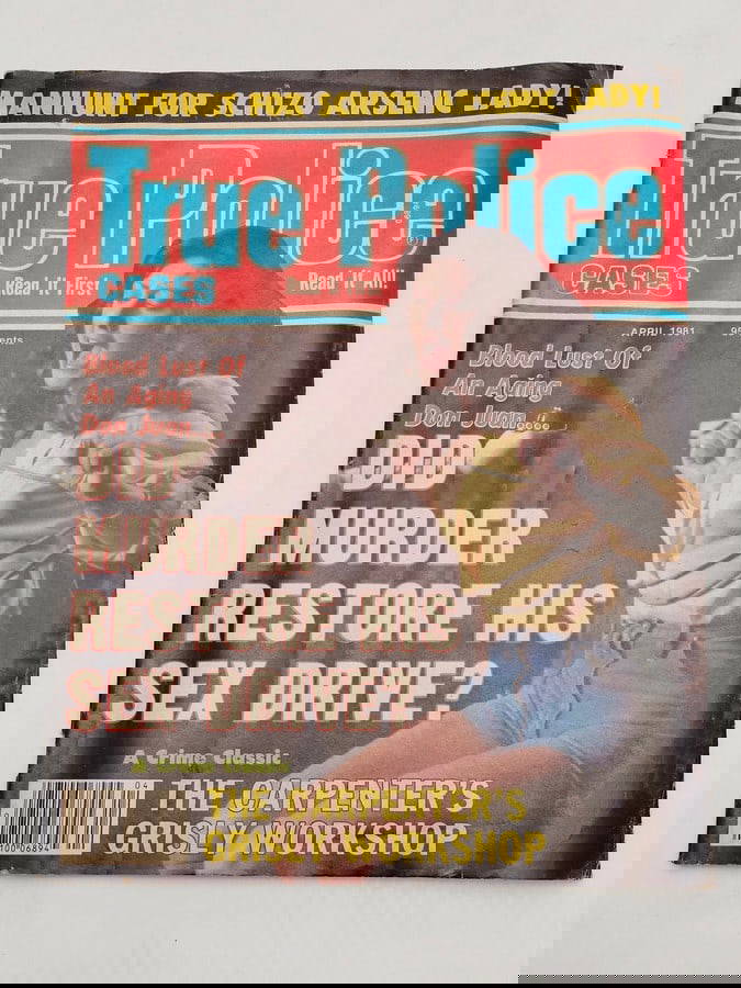 1981 True Police Cases Pulp Magazine Auction