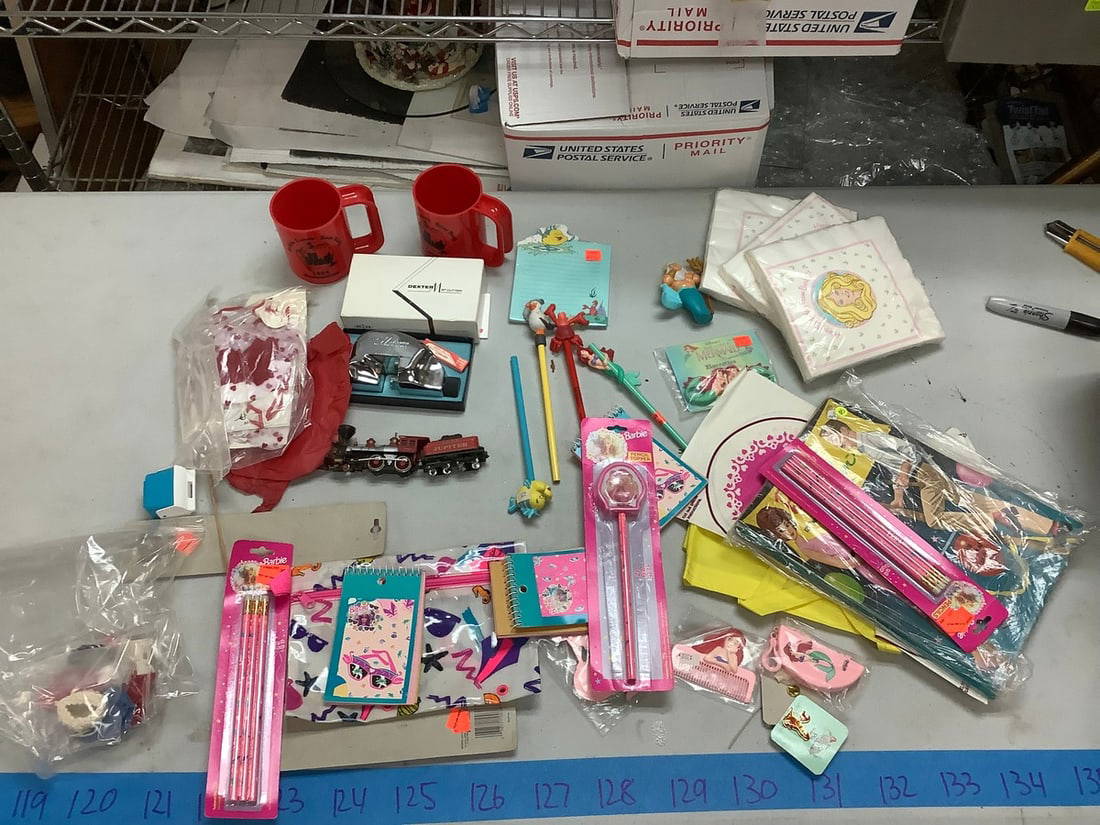 Buy Dexter Mat Cutter, Happy Birthday Barbie Napkins, Little Mermaid ...