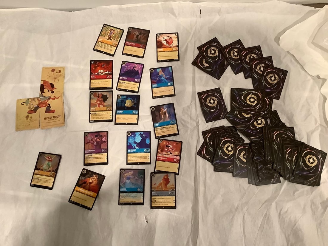 Buy Lot Of Disney Lorcana The First Chapter Cards Holo And More ...