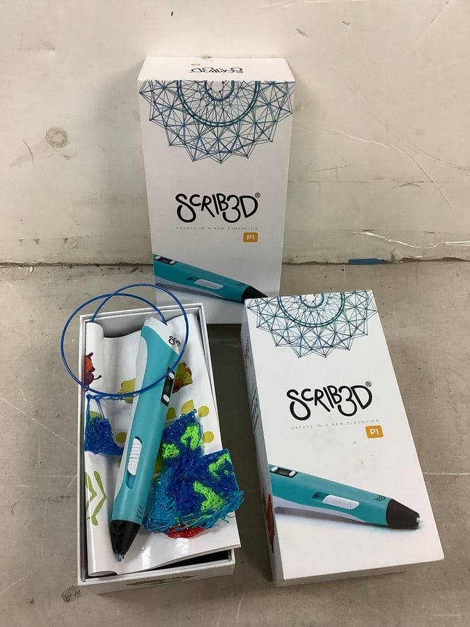 Scrib 3d Art Set Auction