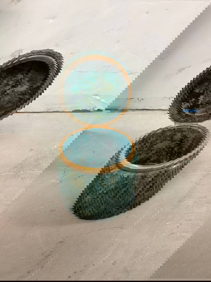 Alabaster Cigarette Box 4 1/2" Auction