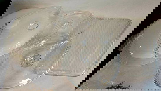 Vintage Pyrex And Corningware Lids Covers