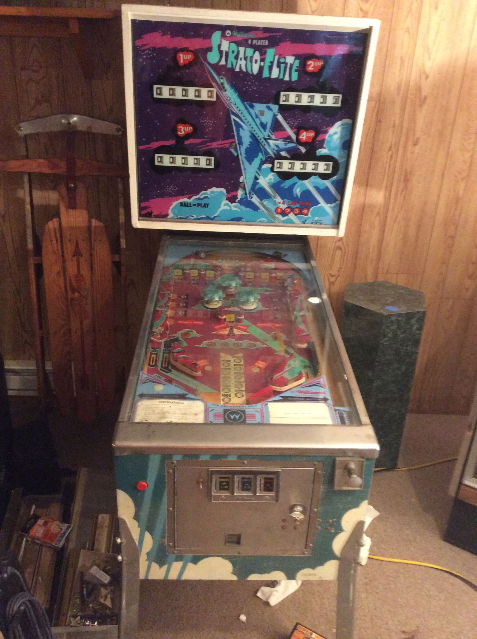 1974 Williams Strato Flite Pinball Machine