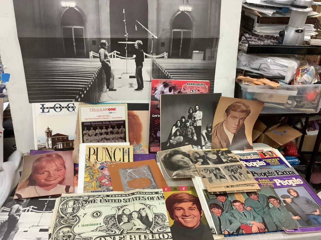 Lot Of Vintage Emphemera, 70's Record Inserts, And More Auction