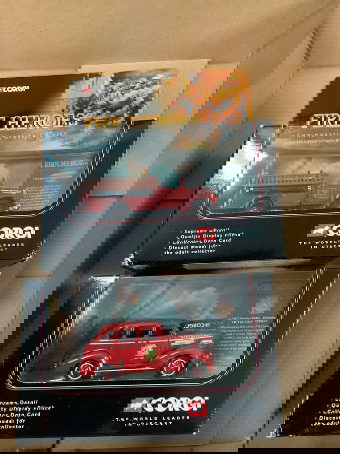 Lot Of Corgi Fire Heroes Models Auction