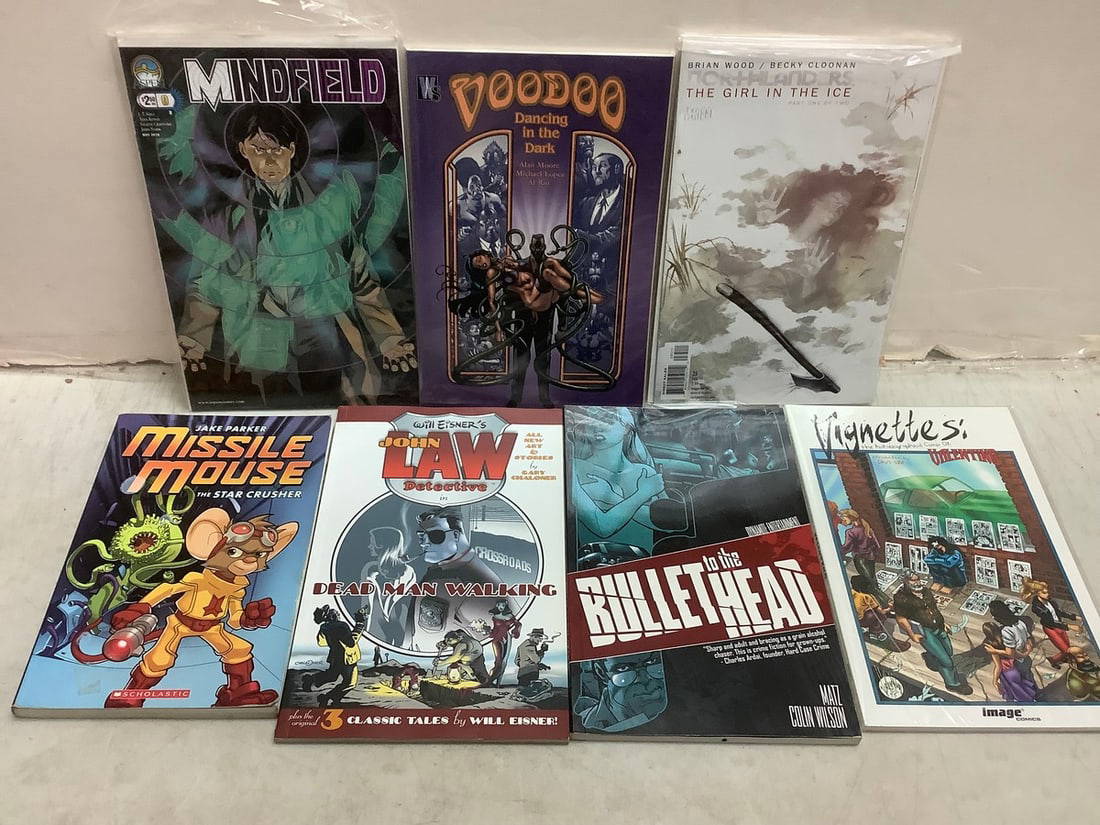 Lot Of Various Books (mindfield, Missile, Mouse, Bullet To The Head And ...