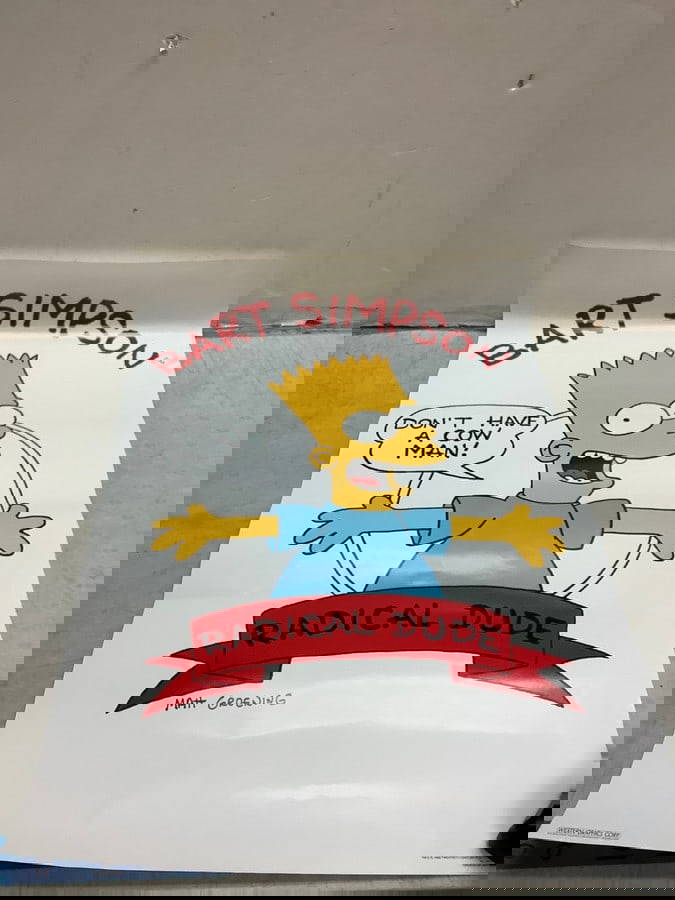 Bart Simpson Poster(21in.x32in.) Auction