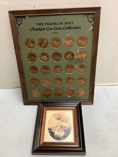 Lot Of The Franklin Mint Antique Car Coin Collection(10.25in.x8.25in ...