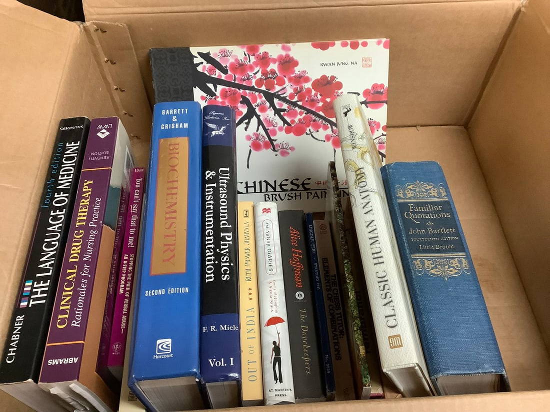 Various Books(biochemistry, Familiar Quotations, The Language Of ...