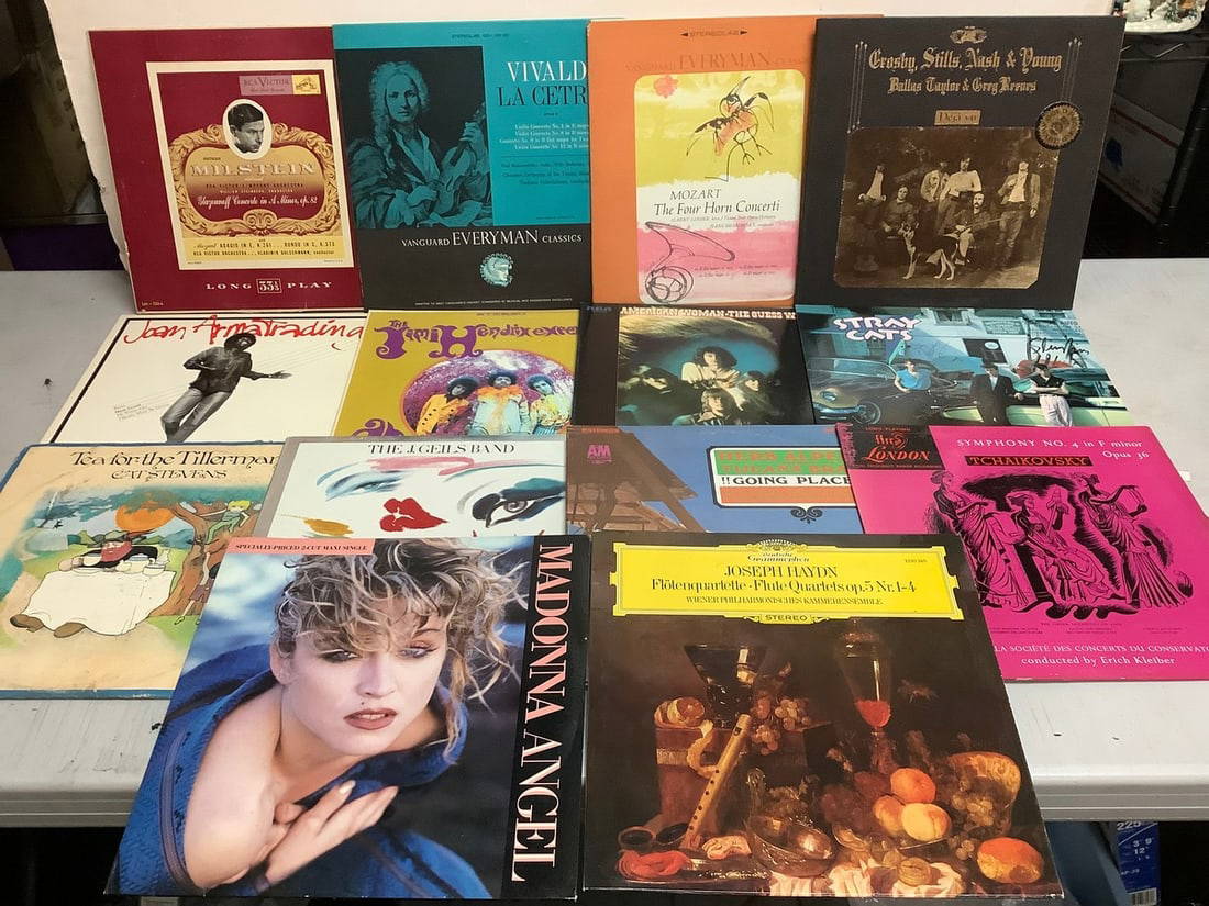 Vintage Records(the Jimi Hendrix Experience, Stray Cats, Madonna Angel ...