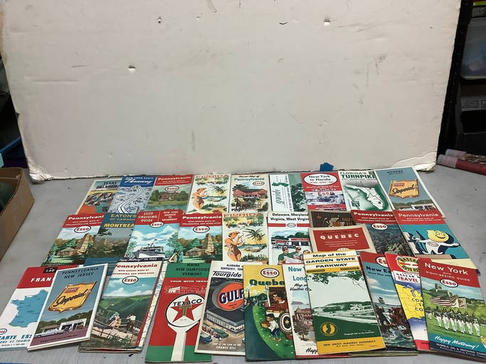 Vintage Travel Brochures(pennsylvania, Newark, Texas, And More