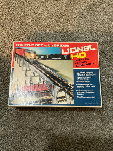 Lionel Ho Trestle Set With Brudge Ho Scale Never Opened
