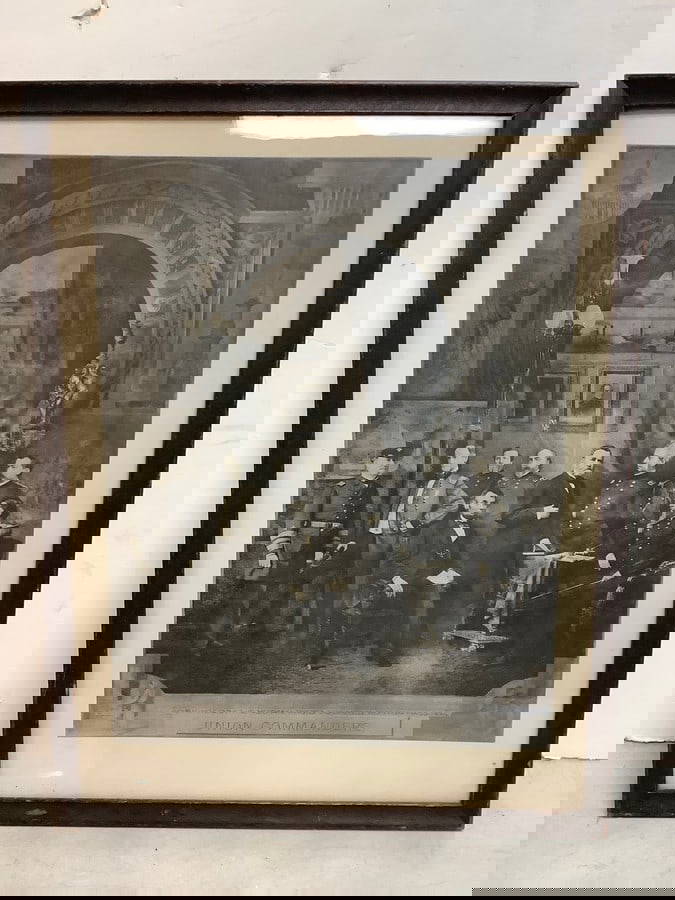 Framed Union Commanders Presidential Photo(27.5in.x21.25in.) Auction