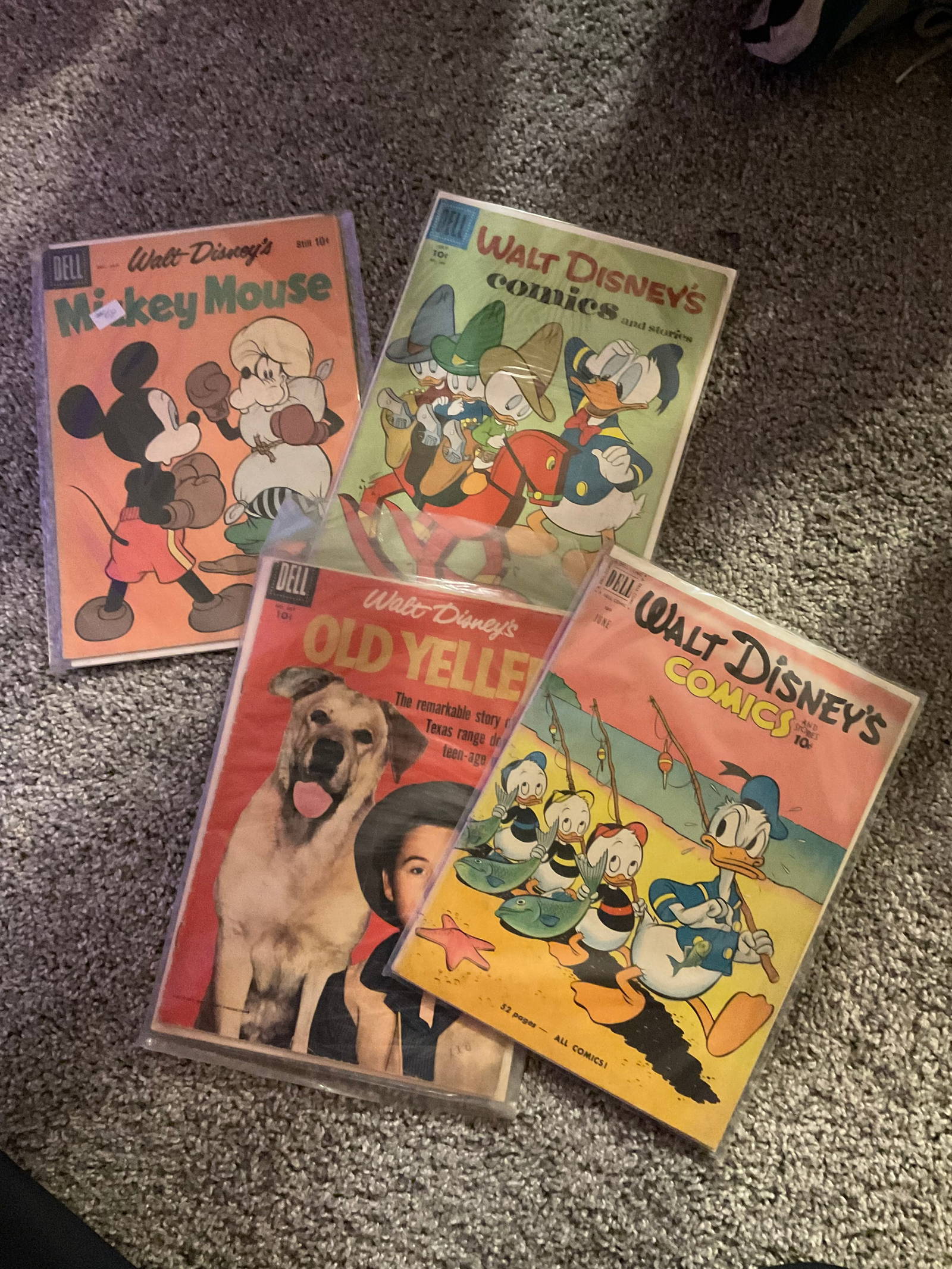 Lot Of Vintage 10 Cent Comics Auction