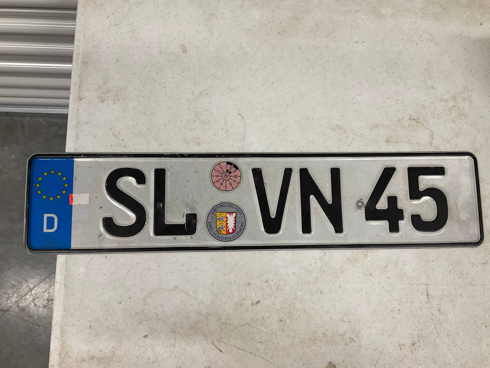 Vintage German Licnese Plate Auction