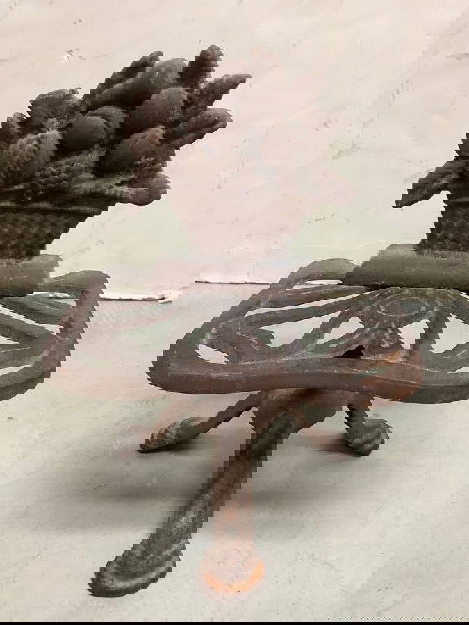 Antique Cast Iron Stand(9in.tall) Auction