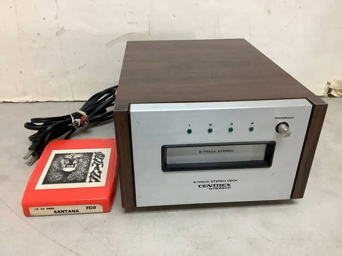 Centrex By Pioneer 8 Track Stereo Deck With Santana 8 Track