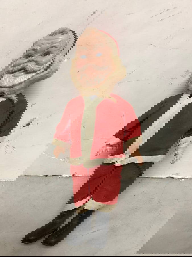 Vintage Santa Doll(14.5in.tall) Auction