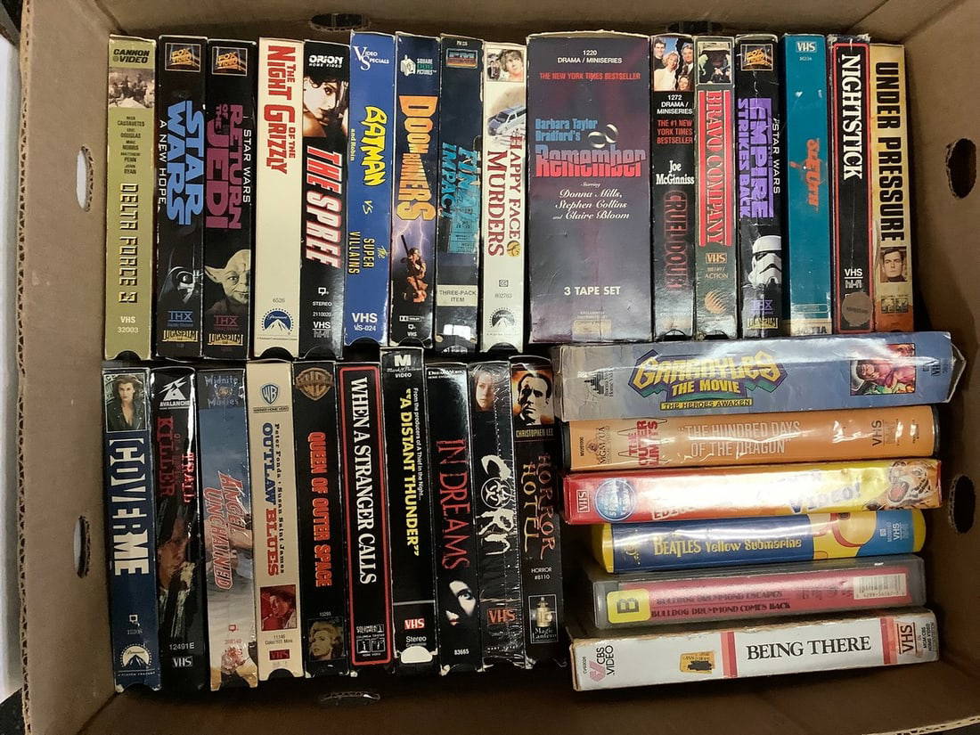 Vhs Tapes(nightstick, The Spree, The Night Of The Grizzly, And More ...