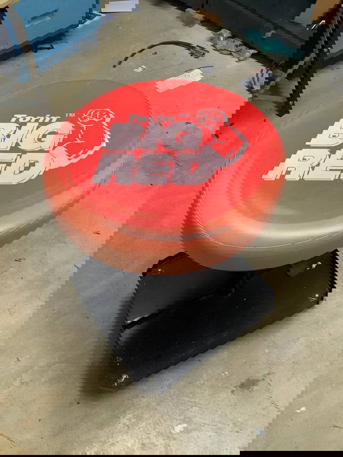 Torin The Big Red Seat With Wheels Auction