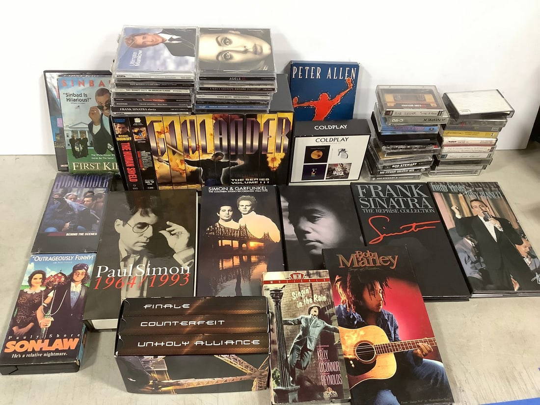 Various Casette Tapes (rod Stewart, Bob Marley, Bob Seger, And More ...
